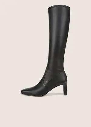 Vince Violette Leather Knee Boot - Black