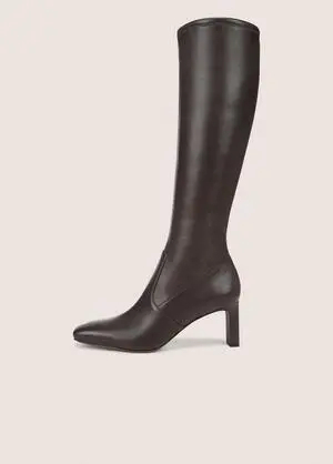 Vince Violette Leather Knee Boot - Ganache