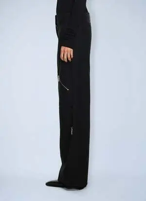 Off-White Gabardine Cargo Pants