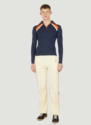 WALES BONNER Jazz Half Zip Top