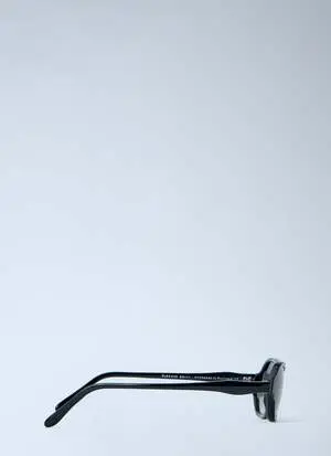 Our Legacy Oval Tinted Lens Sunglasses - Black