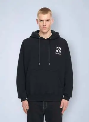 Off-White Small Arrow Skate Hoodie - Black