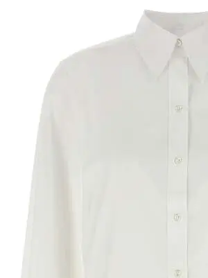 Thom Browne Rwb Tape Cuffs Shirt - White