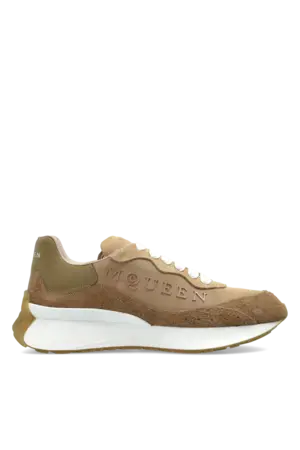 Alexander McQueen Sprint Runner" Sports Shoes - Beige