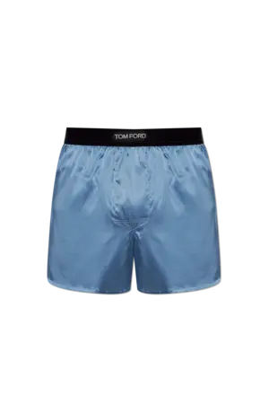 TOM FORD Silk Boxers - Blue