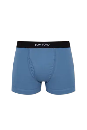 TOM FORD Boxers With Logo - Blue