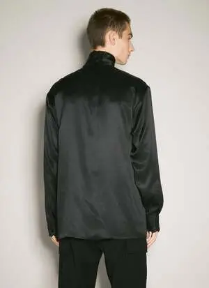 Dolce & Gabbana Loose Silk Turtleneck Top