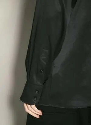 Dolce & Gabbana Loose Silk Turtleneck Top