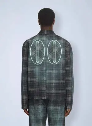 Off-White Check Jacquard Slim Relax Jeans - Multicolor