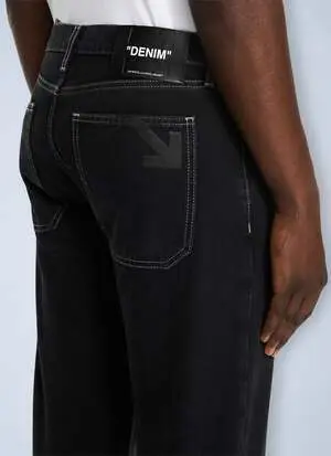 Off-White Half Arrow Tapered Jeans
