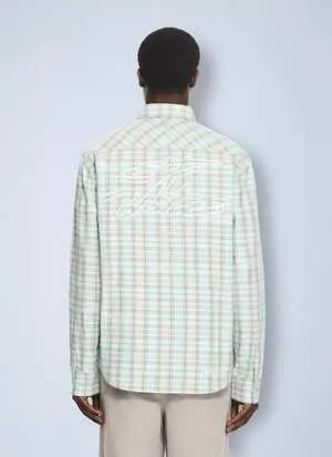 Off-White Marker Check Flannel Regular Shirt