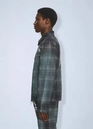 Off-White Check Jacq Den Skate Coach Jkt
