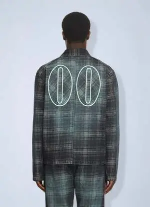 Off-White Check Jacq Den Skate Coach Jkt