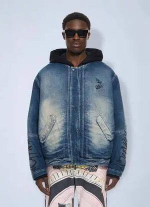 Off-White Cherry Jers Hoodie Den Jkt
