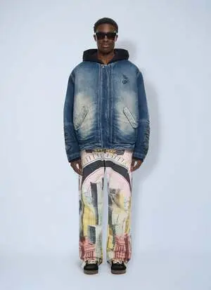 Off-White Cherry Jers Hoodie Den Jkt