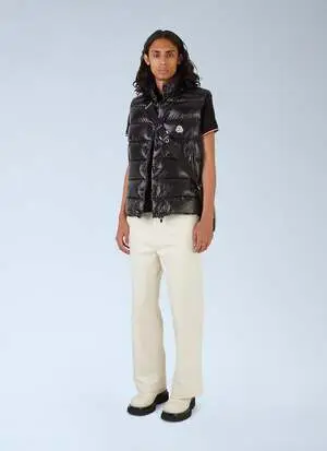 Moncler Tibb Down Vest Jacket - Black