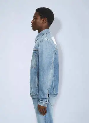 Off-White Half Arrow Denim Skate Jacket