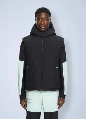 Off-White Arrow Diagonal Puffer Vest - Black