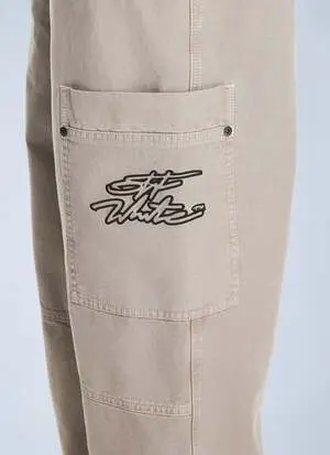 Off-White Script Gd Cot Cargo Pant