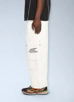 Off-White Script Gd Cot Cargo Pant - White
