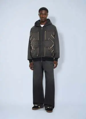 Off-White Distress Diag Slouchy Sweatpant
