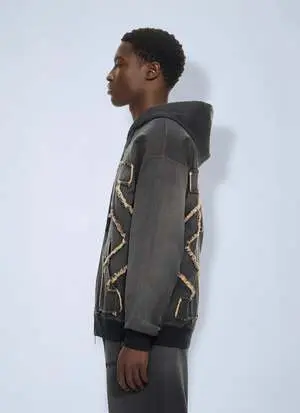 Off-White Distress Diag Slouchy Sweatpant