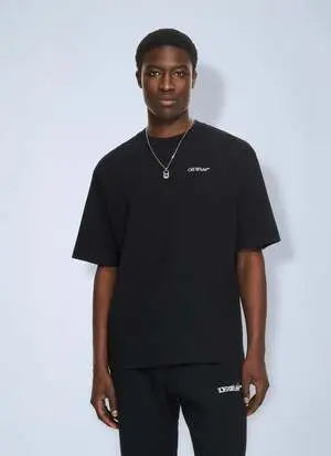 Off-White Heraldic Arrow Cuffed Sweatpant - Black