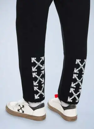 Off-White Heraldic Arrow Cuffed Sweatpant