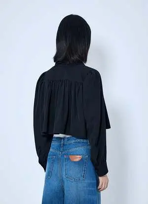 Chloé Gathered Cropped Jacket