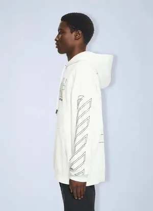 Off-White Outline Double Arrow Skate Hoodie