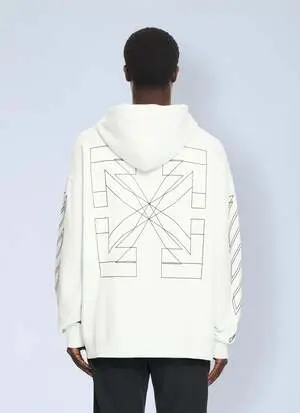 Off-White Outline Double Arrow Skate Hoodie