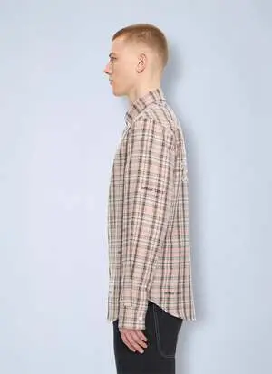 Off-White Marker Check Flannel Shirt