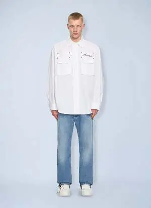 Off-White Type Arrow Poplin Overshirt