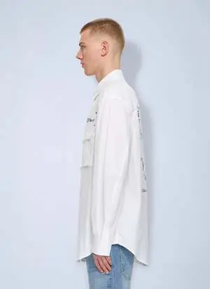 Off-White Type Arrow Poplin Overshirt