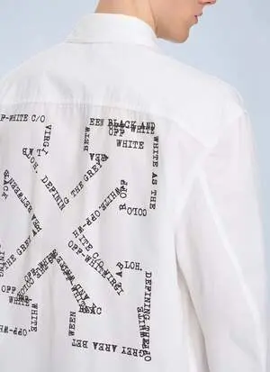 Off-White Type Arrow Poplin Overshirt