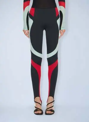 Off-White Color Block Leggings