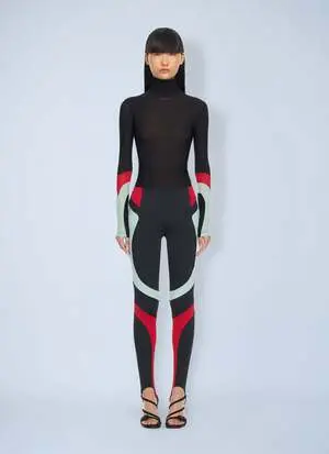 Off-White Color Block Leggings