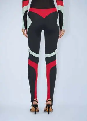 Off-White Color Block Leggings