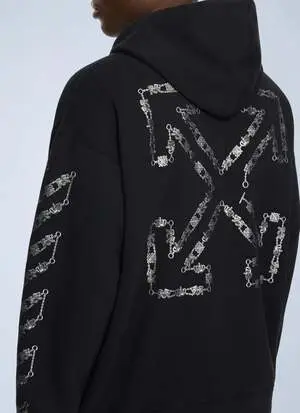Off-White Chain Arrow Diagonal Skate Hoodie