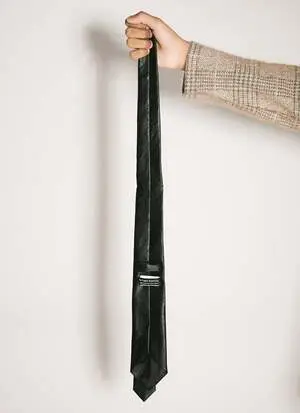 Our Legacy Faux Leather Tie