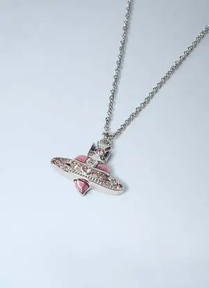 VIVIENNE WESTWOOD New Diamante Heart Pendant