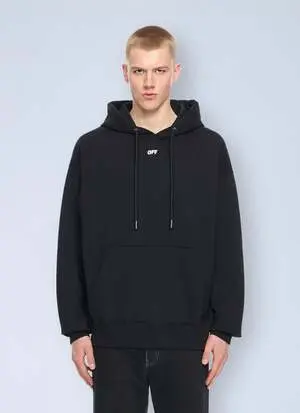 Off-White Paint Arrow Skate Hoodie - Black