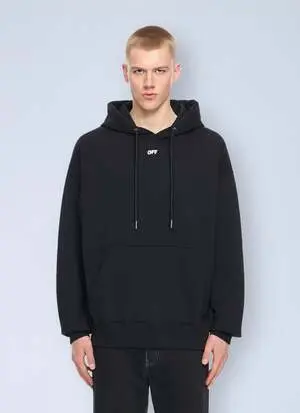 Off-White Paint Arrow Skate Hoodie - Black