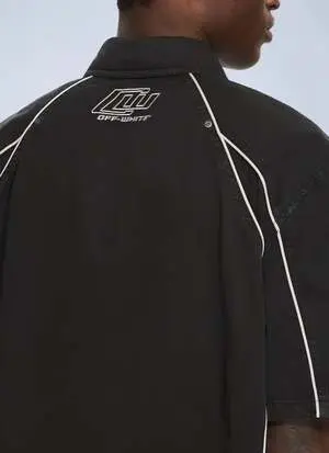 Off-White Garment-dyed Sporty Bowling Shirt