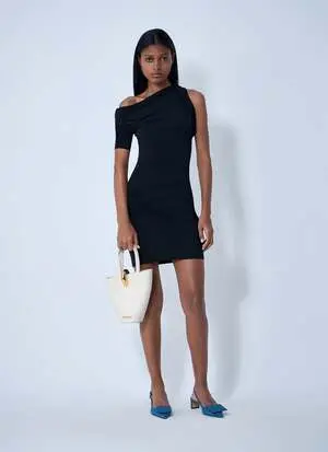 Jacquemus La Mini Robe Drapeado