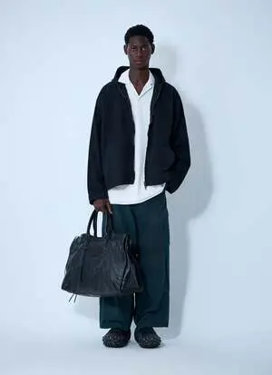 Balenciaga Logo Motif Zip-up Jacket
