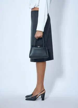 Prada Passage Small Handbag With Re-nylon Flap