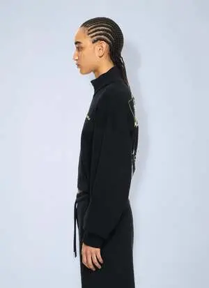Off-White Arrow Leaves Zip Up Sweatshirt