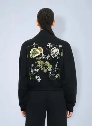 Off-White Arrow Leaves Zip Up Sweatshirt