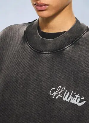 Off-White Off Marker Over Crew Sweatshirt - Black